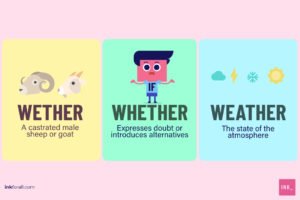 Wether, Weather, and Whether: How to Use Them Correctly – INK Blog