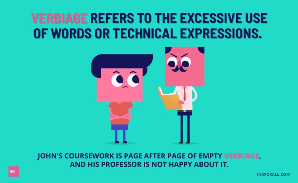 What is Verbiage? Definition and Sample Sentences – INK Blog