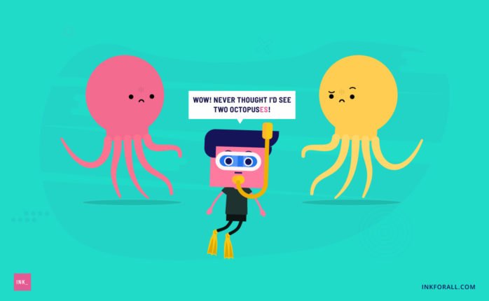 Octopi or Octopuses? Here's the Correct Octopus Plural – INK Blog